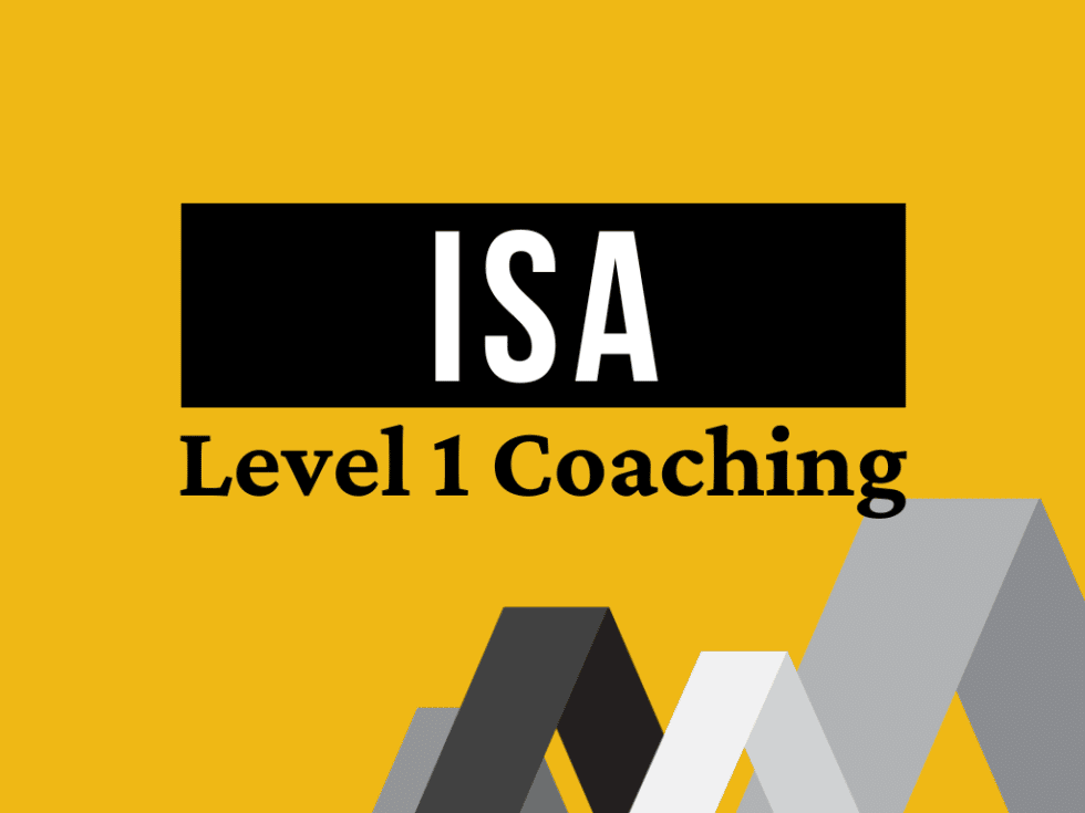 Level 1: ISA Coaching - Hatch Coaching